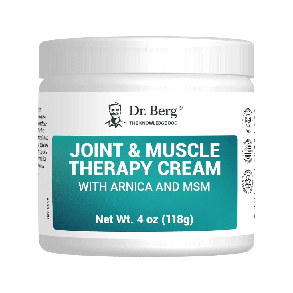 Dr. Berg's Joint & Muscle Cream - Workout Recovery, Full-Body Relaxati ...