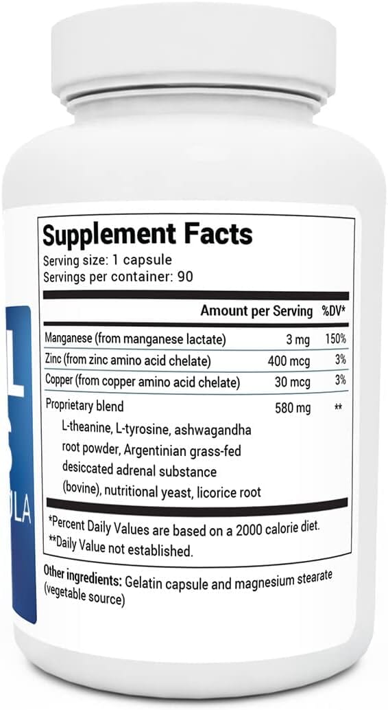 Dr. Berg’s Adrenal Stress Advanced Formula - Adrenal Support Supplemen ...